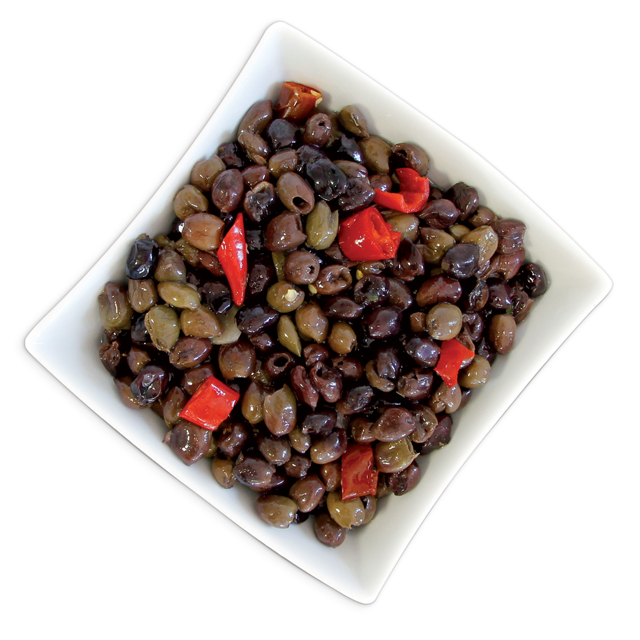 Pitted black “Leccino” olives - Facino