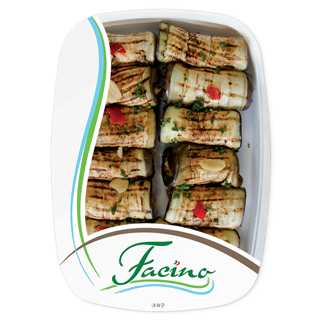 Aubergines rolls with vegetables - Facino
